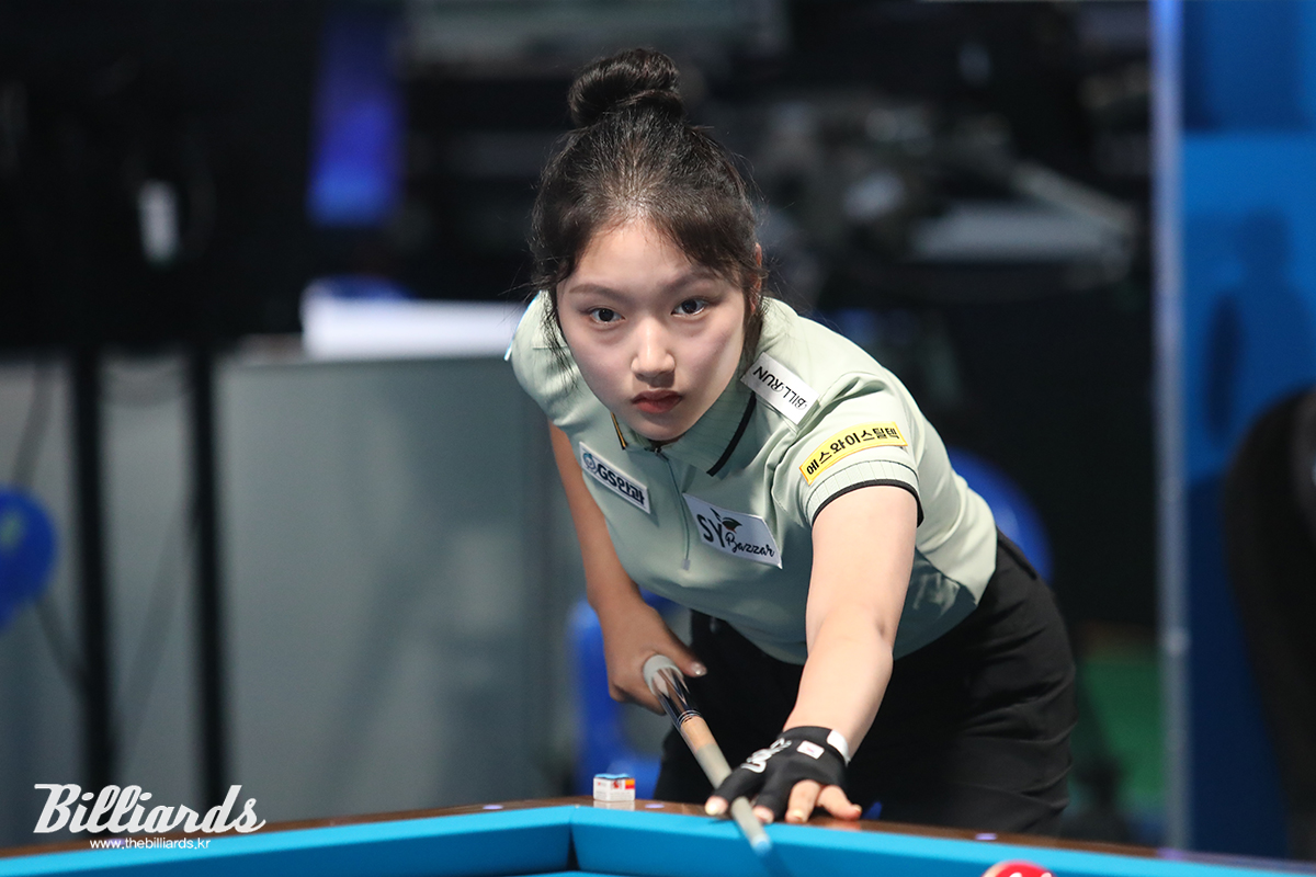 '0:7→24:14 역전승' 거둔 한지은... 2라운드 통과 '64강 진출' [LPBA 2차전]