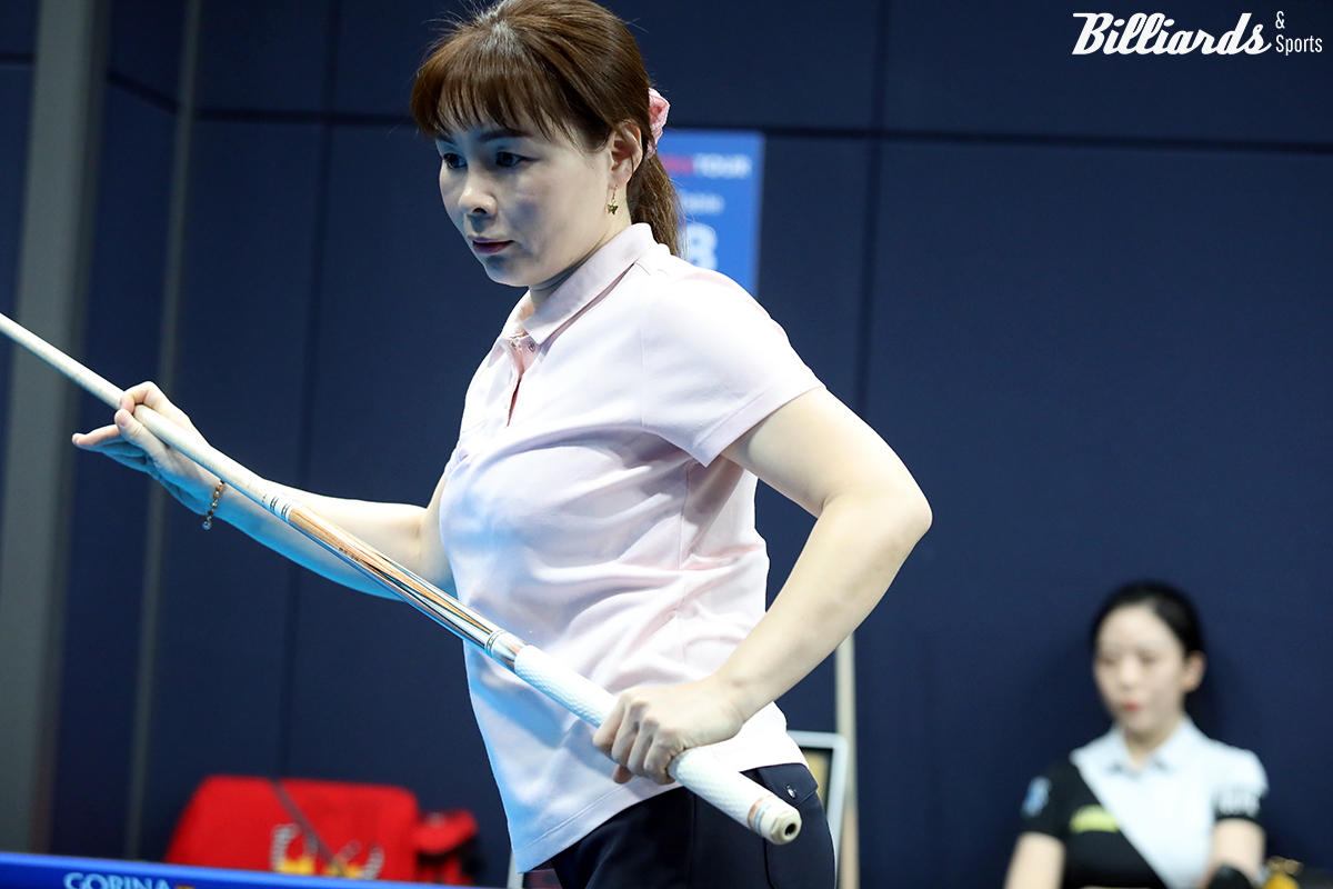 "아쉬운 뱅크 샷"... '女 3쿠션 세계챔피언' 이신영, 프로 첫 무대는 PQ에서 마감