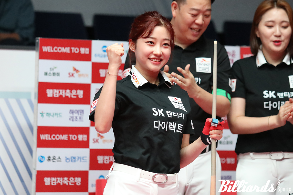 '7연승 행진' SK렌터카, 히다의 '퍼펙트큐'+조예은의 '첫 승'…3세트 연속 무실점 승리 [PBA 팀리그 2R]