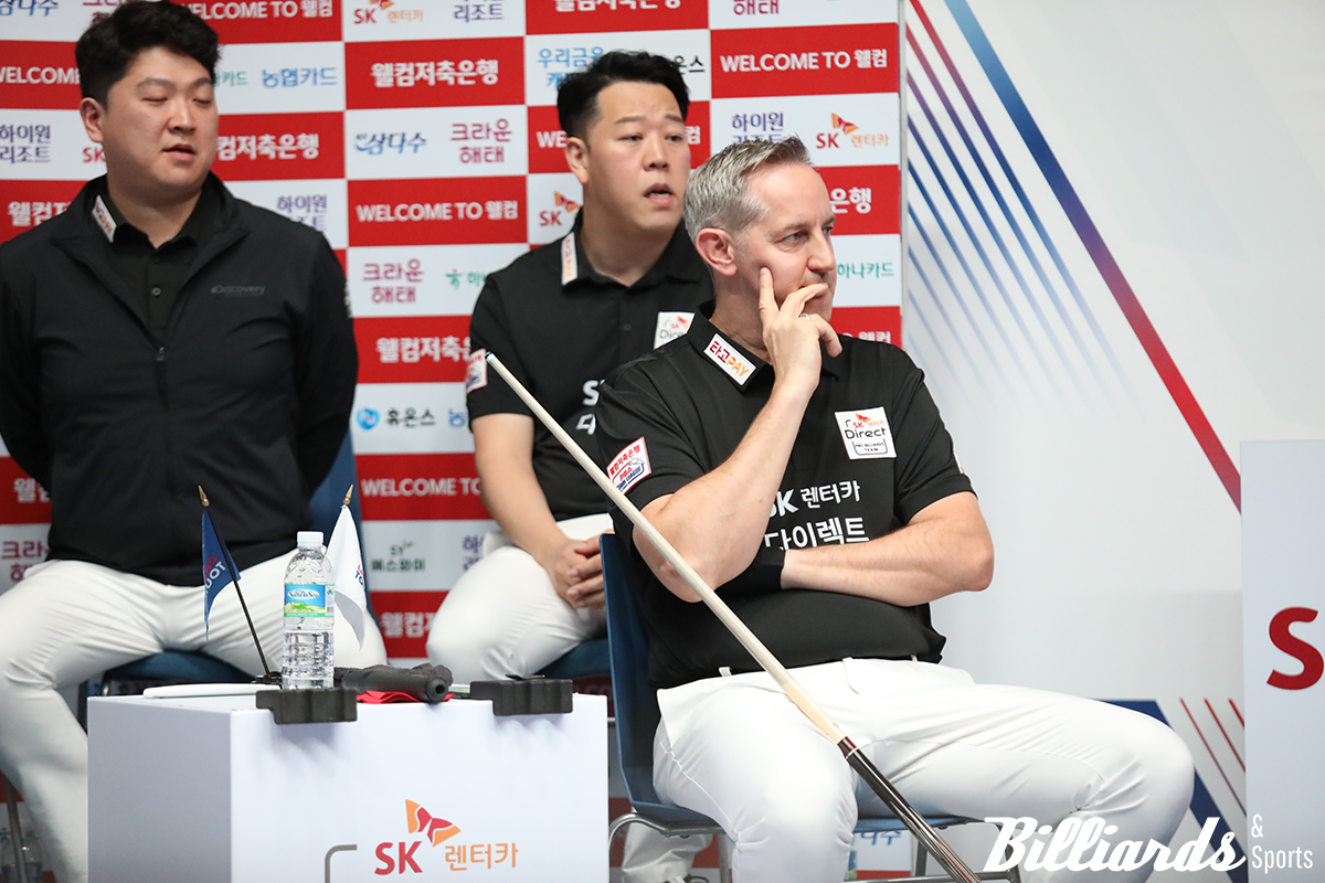 "이제 우승 노린다" 웰컴저축은행, SK렌터카 꺾고 단숨에 2위로 껑충 [PBA 팀리그 2R]