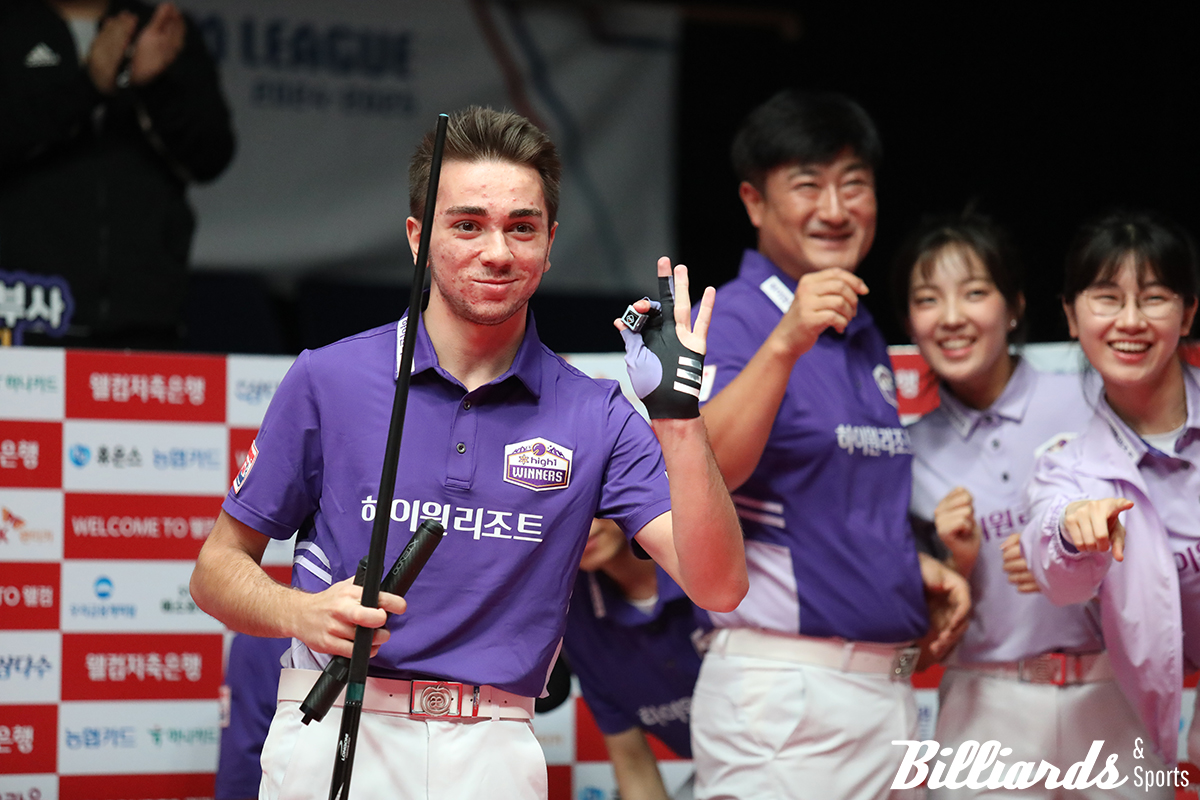 '3R 첫 퍼펙트큐' 이미래, 2분 52초 만에 2세트 승리…하이원, SK에 4-0 완승 [PBA 팀리그 3R]