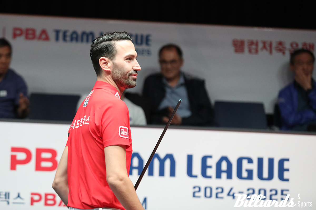 '9점 합작' 카시도코스타스-김예은, 3R 퍼펙트큐 달성…휴온스에 4-3 역전승 발판 마련 [PBA 팀리그 3R]