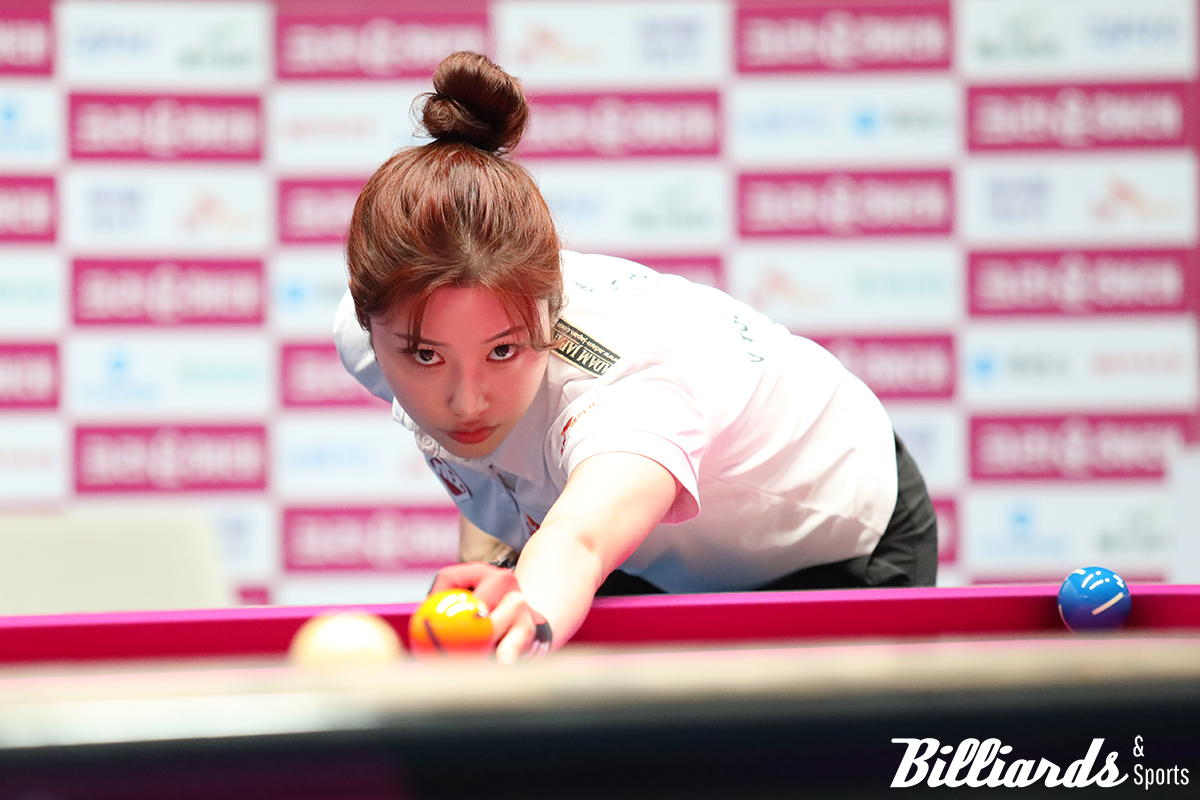 '또 김가영' 만난 조예은, 직전 투어 64강 역전패 설욕할까…PQ서 하야시에게 2점 차 승리 [LPBA 5차투어]