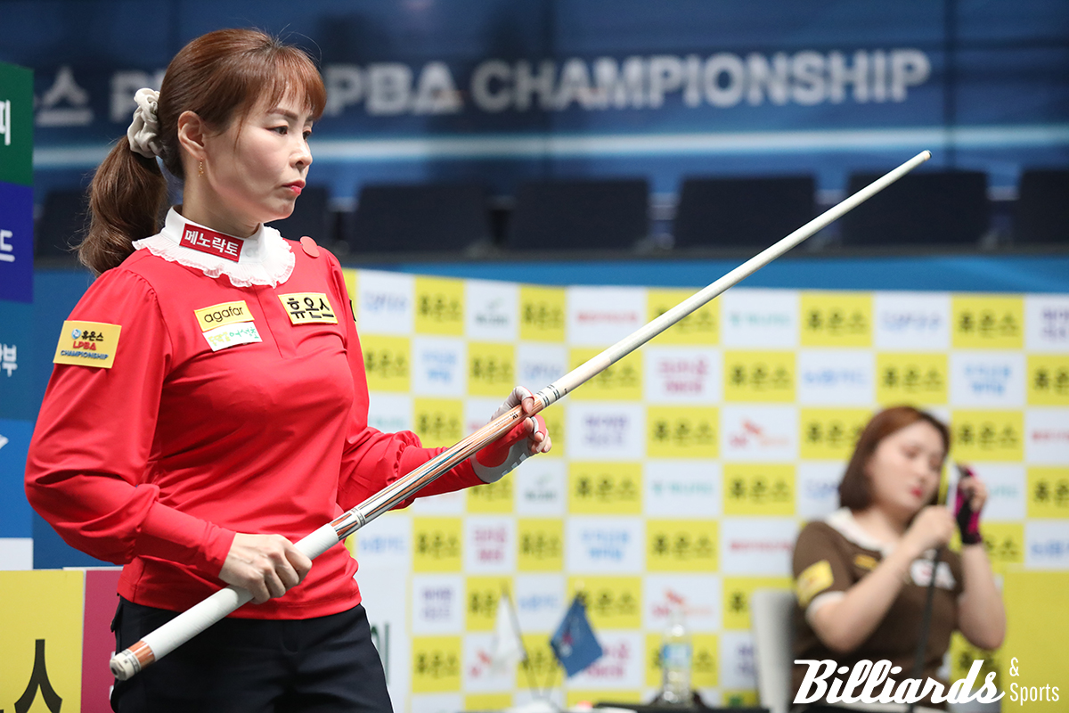 '32강 1, 2위' 김정미-강지은, "오랜만에 만나네"…원년 서바이벌 이후 첫 맞대결 [LPBA 5차투어]