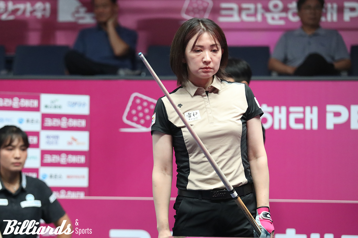 'Avg.1.471' 하야시-'1.389' 이우경, 1, 2위로 PPQ 통과…이신영 히다도 1점대 애버리지로 PQ 진출 [LPBA 6차 투어]