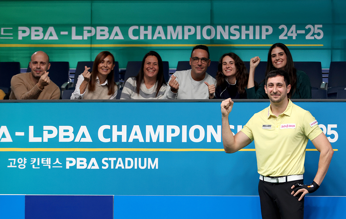 마르티네스 "스페인에서 특급응원단이 왔어요" [PBA 6차 투어]