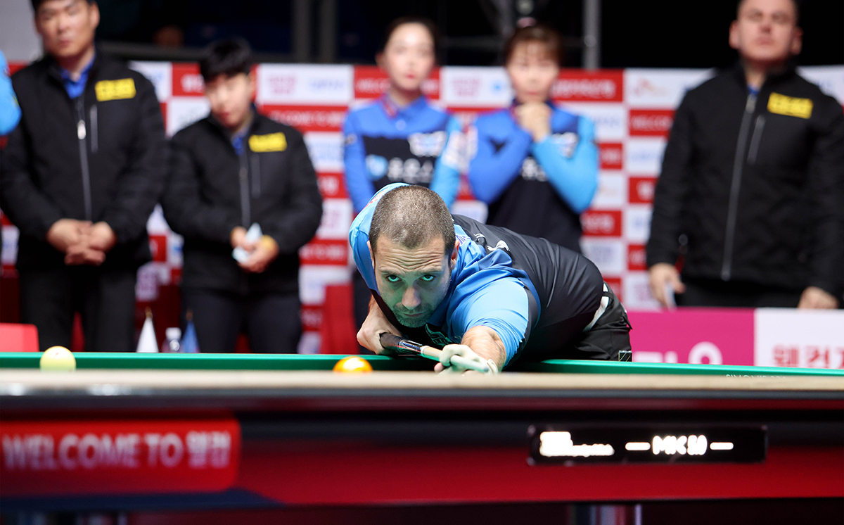 "이러면 진짜 4라운드 우승"…'4승 1패' 휴온스, 하나카드에 4-3 승리 [PBA 팀리그 4R]