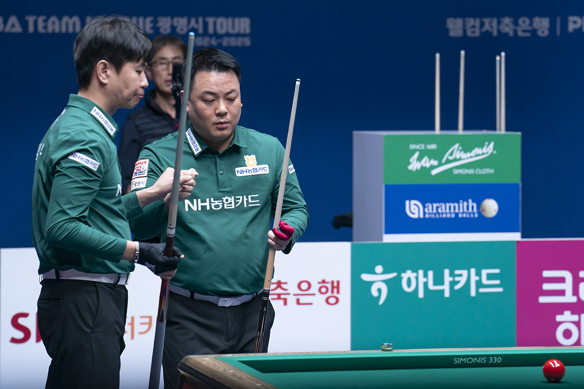 NH농협카드, 에스와이에 '3-1→3-4' 분패…팀리그 4R 최하위 수모 [PBA 팀리그 4R]