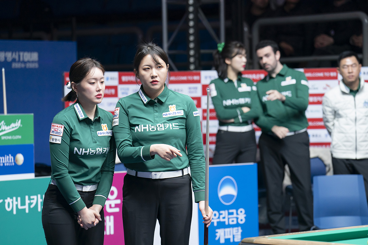 NH농협카드, 에스와이에 '3-1→3-4' 분패…팀리그 4R 최하위 수모 [PBA 팀리그 4R]