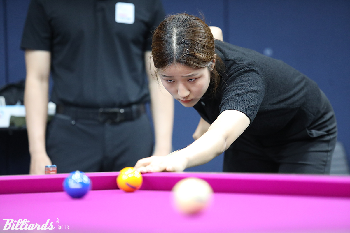 "또 만났다 김가영"…'4회 연속' 64강에서 여제에 맞서는 '2002년생 루키' 조예은 [LPBA 7차 투어]