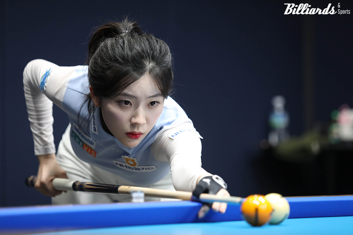 '新 당구 여신' 정수빈, 7차 투어서 살아날까… 8회 연속 64강행 '김갑선과 격돌' [LPBA 7차 투어]