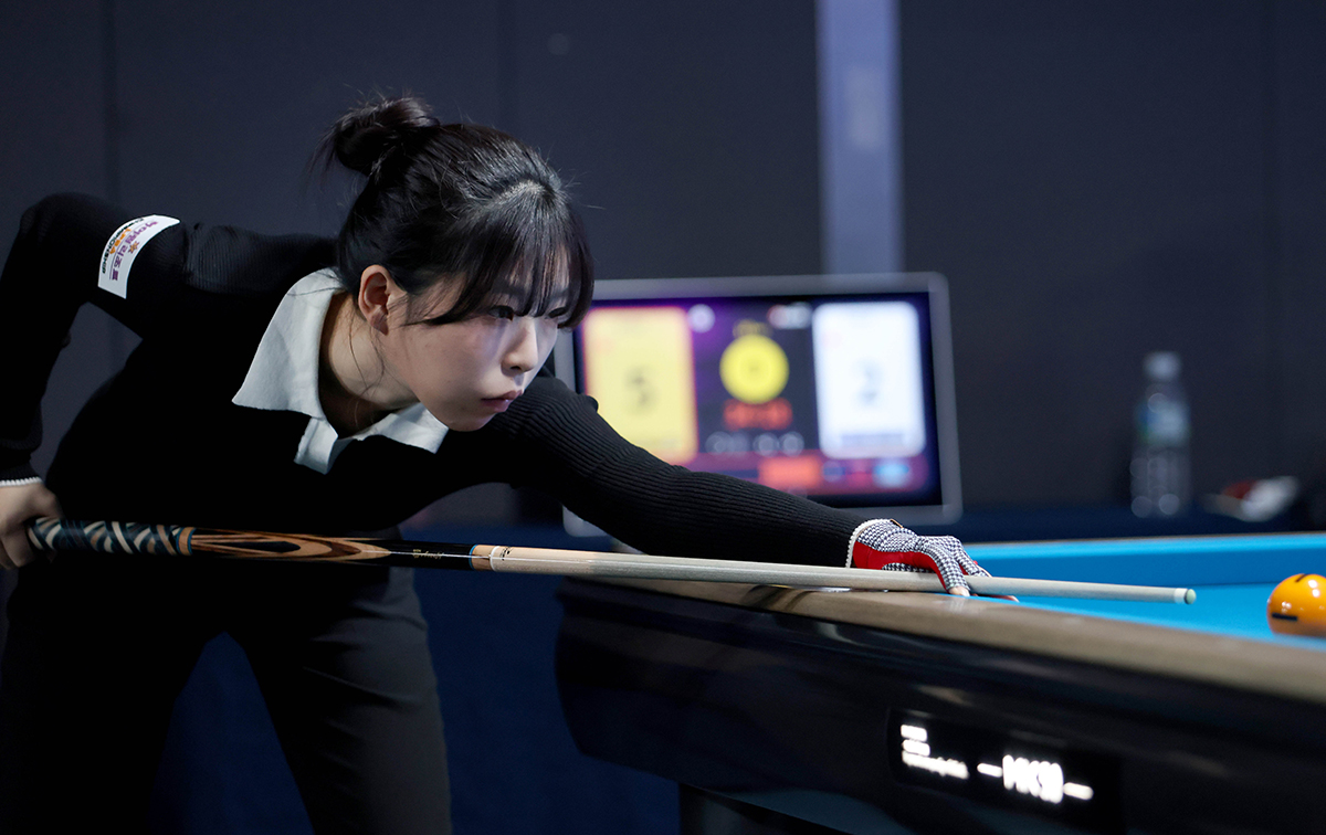 '新 당구 여신' 정수빈, 7차 투어서 살아날까… 8회 연속 64강행 '김갑선과 격돌' [LPBA 7차 투어]