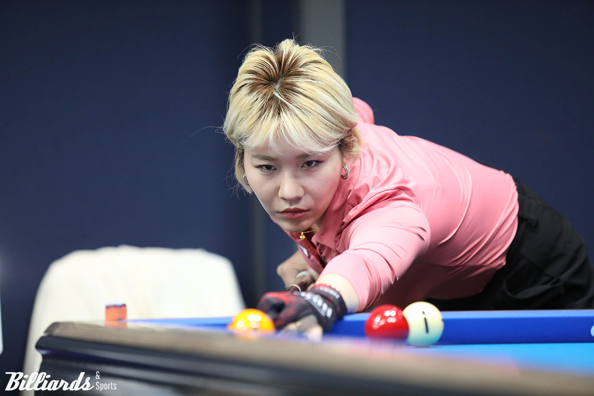 '新 당구 여신' 정수빈, 7차 투어서 살아날까… 8회 연속 64강행 '김갑선과 격돌' [LPBA 7차 투어]