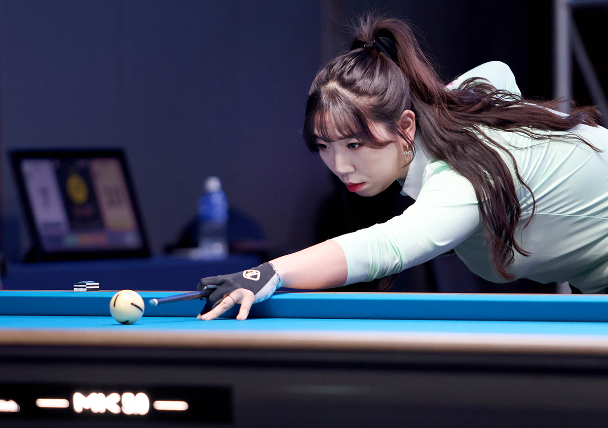 '新 당구 여신' 정수빈, 7차 투어서 살아날까… 8회 연속 64강행 '김갑선과 격돌' [LPBA 7차 투어]