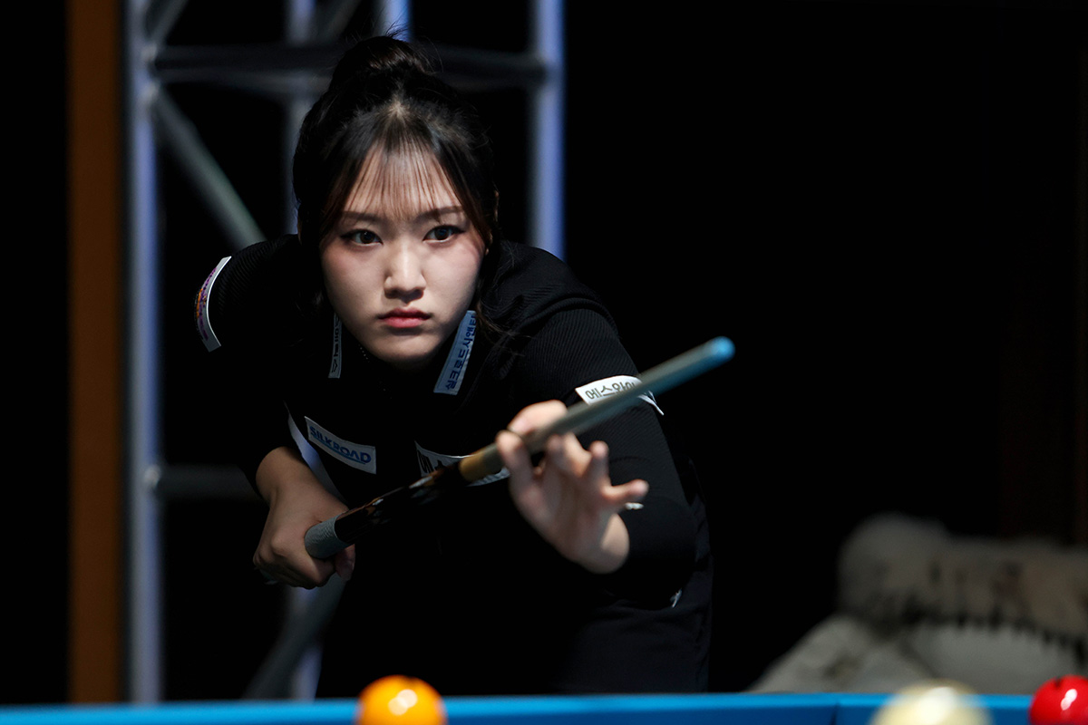 '평행이론' 한지은-권발해, 16강 동반 진출…김가영-김보미와 리벤지 매치 성사 [LPBA 7차 투어]