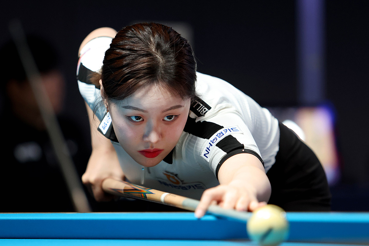 '평행이론' 한지은-권발해, 16강 동반 진출…김가영-김보미와 리벤지 매치 성사 [LPBA 7차 투어]