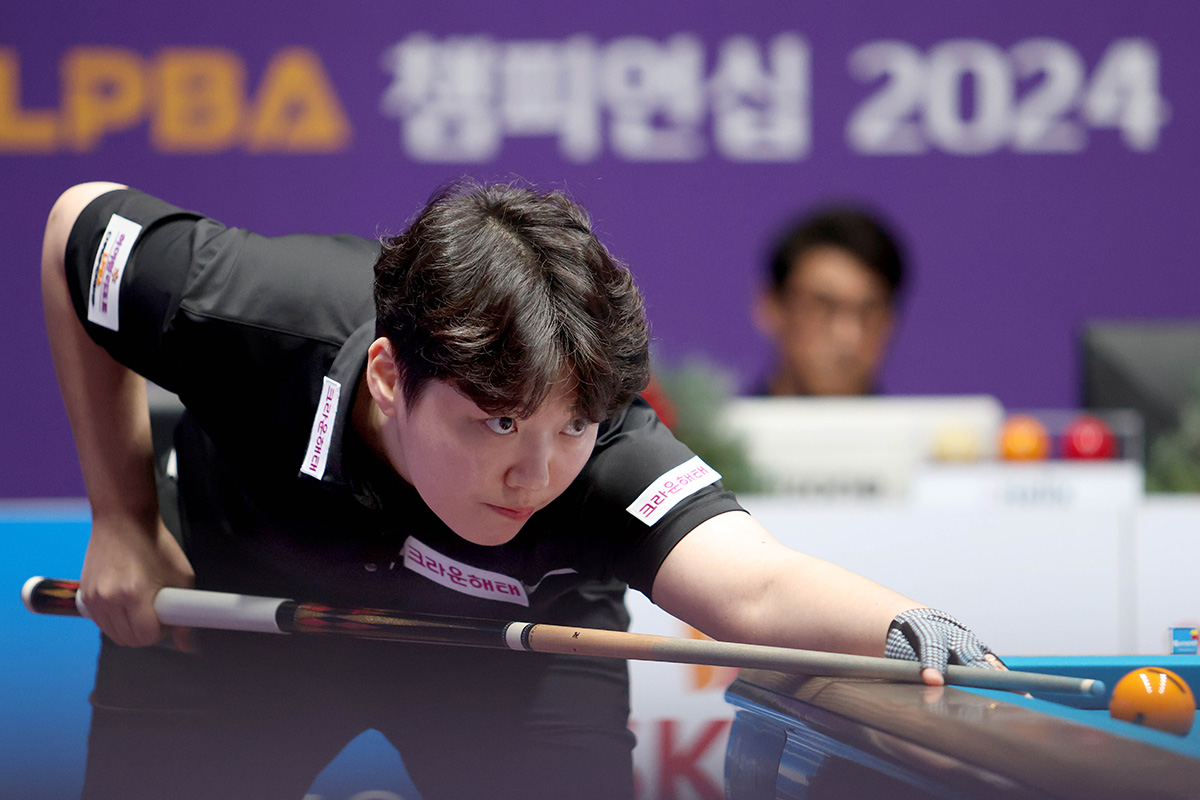 임경진, 승부치기로 서한솔 꺾고 16강 진출…정보윤은 프로 데뷔 후 첫 16강 [LPBA 7차 투어]