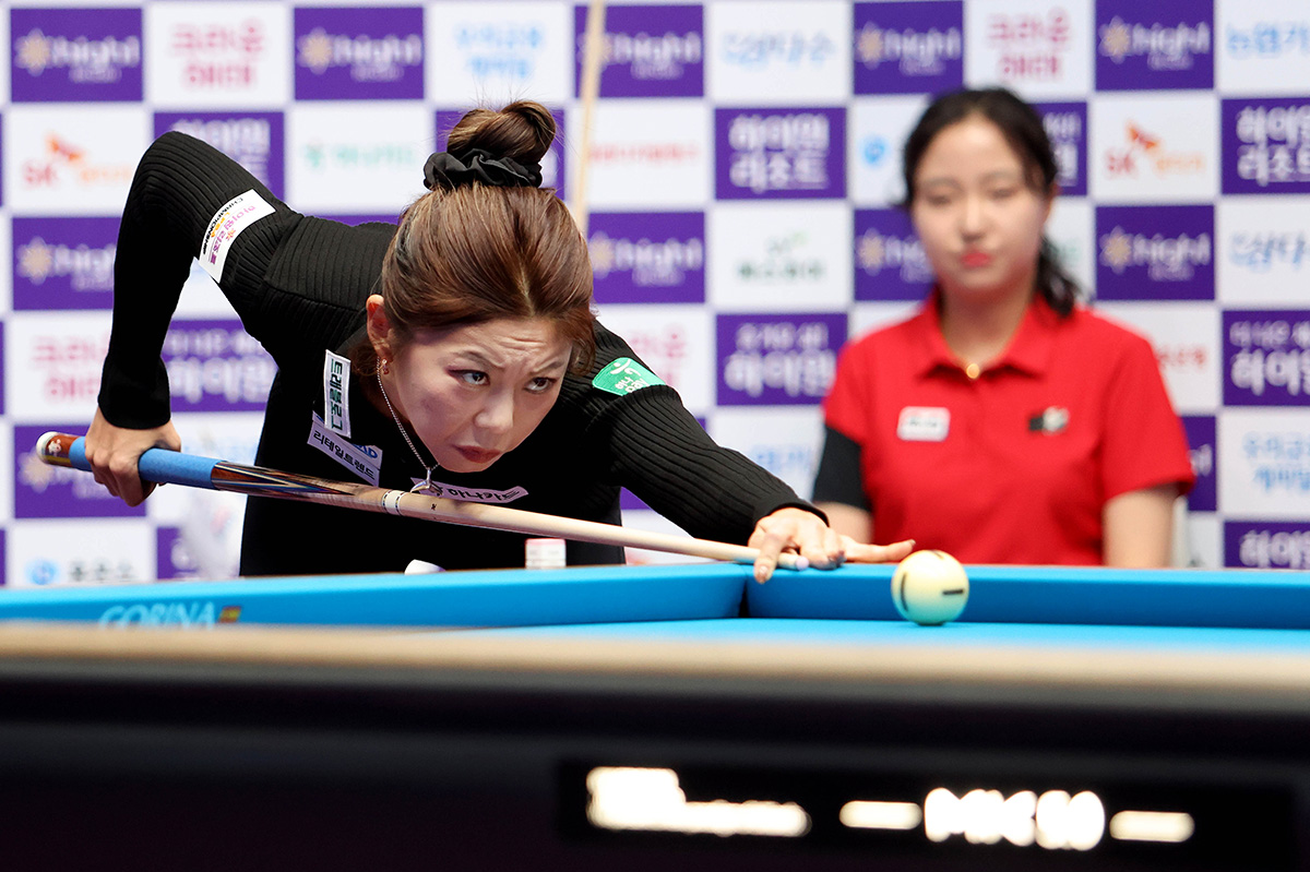 '얼음공주' 한지은, 당구 여제의 27연승 질주 막을까…스롱 권발해 등 16강 진출(LPBA 32강 종합)