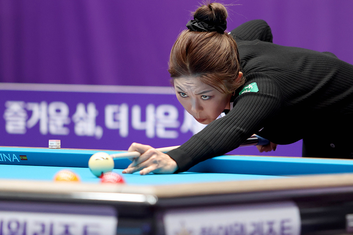 김가영의 '27연승' 질주, "한지은도 못 막았다"…'원조 여왕' 이미래도 8강 진출 [LPBA 7차 투어]