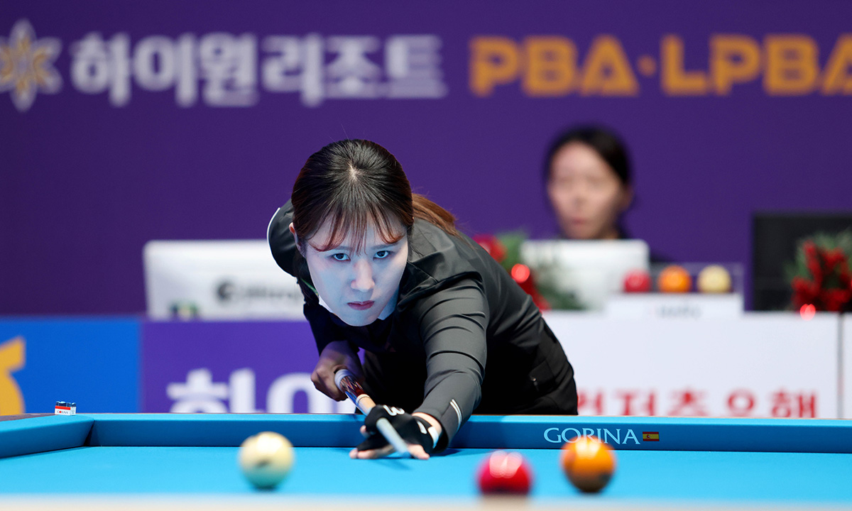 김가영의 '27연승' 질주, "한지은도 못 막았다"…'원조 여왕' 이미래도 8강 진출 [LPBA 7차 투어]