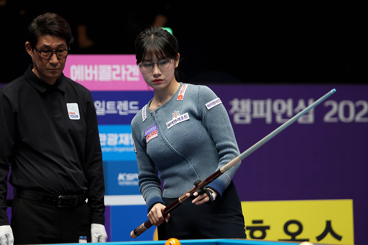 "브레이크가 없다"…김가영, LPBA 16강전서 한지은 꺾고 27연승 달성 (LPBA 16강전 종합)