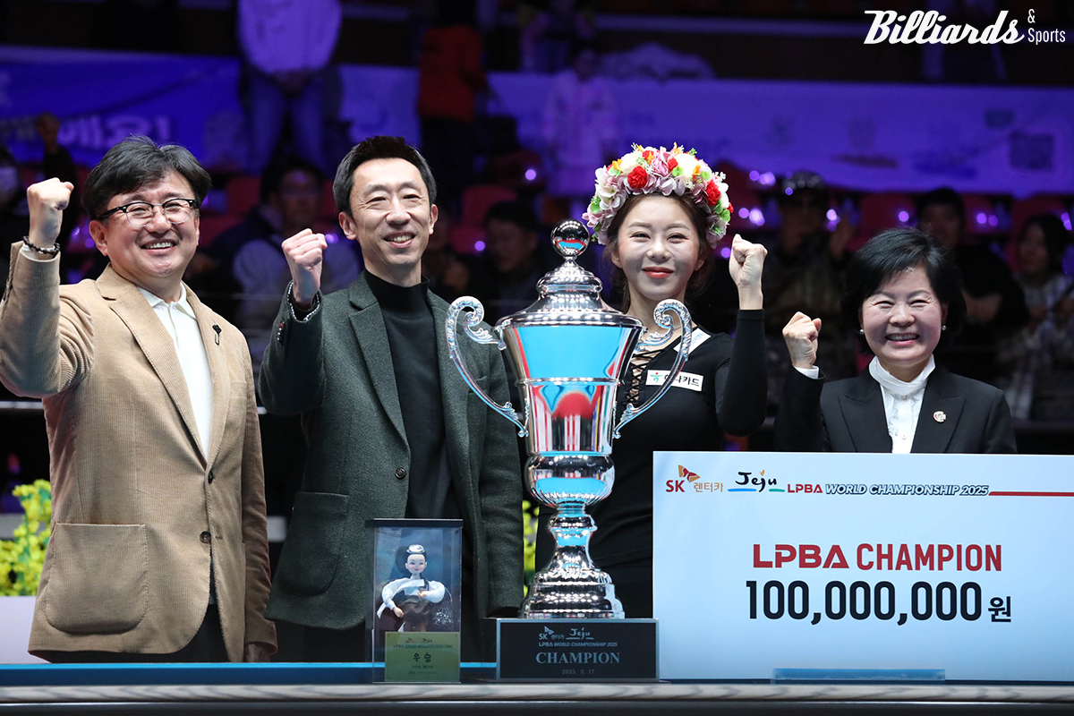 '역사적인 대기록 피날레'…김가영, LPBA '7연속 우승·통산 14승' 달성