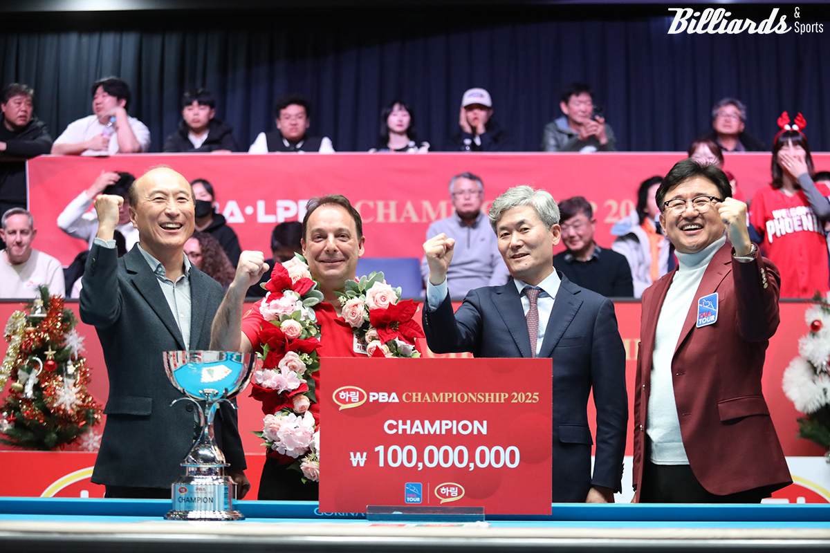 Pba서 황금시대 열었다 산체스 강동궁 꺾고 2회 연속 우승 및 통산 3승 달성 하림 Pba 챔피언십
