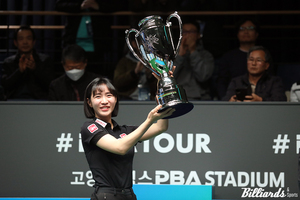 'LPBA 14번째 여왕' 최혜미, 女프로당구 투어 첫 우승... "동호인 출신 최초"