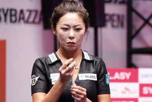 "쿠드롱에 버금가는 대기록"…김가영, LPBA 최초 '2.357 + 38분' 역대급 기록 작성