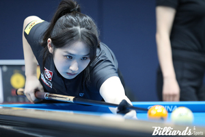 "5번째 도전 만에 목표 이뤘어요"…'무명 신입' 김채연, 이우경-임혜원 꺾고 32강 진출 [LPBA 5차투어]