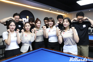 'LPBA 5공주' 웃고, PBA 심판 'NOLJA' 울고…프로 당구선수 대 심판의 대결, 결과는?