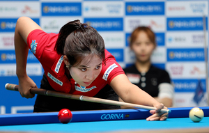 "내가 김가영 대항마"…스롱, 64강서 '고공행진' 후 정수빈과 32강 승부 [LPBA 7차 투어]