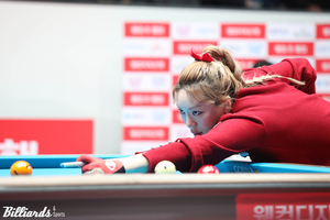 'LPBA 최연소 우승' 김예은, 8강서 이미래 꺾고 '부활'…백민주는 '5전6기' 준결승행