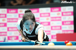 "투어 최대 고비 32강 통과" 한지은, 3세트 8:10에서 극적 역전승…최지민 꺾고 히다와 16강 대결